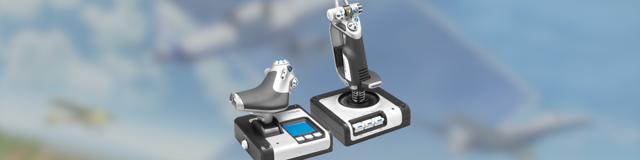 Recenzja: Logitech G X52 Flight + Space Simulator Throttle & Stick (PC ...